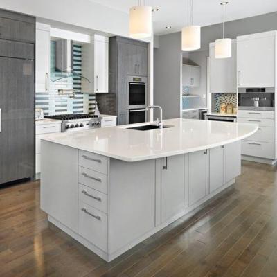 China Home Moderne Flat Pack Smart Kitchen Pantry Modulaire Keukenmeubilair Kasten voor Villa Te koop