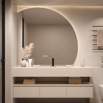 Cina Armadietto da bagno montato a parete con cassetto e specchio senza maniglia in vendita