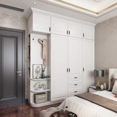 China Custom High End Mr Hdf Board Bedroom Apartment Wardrobe Closet for Home Villa Hotel for sale