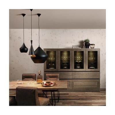 China Houten modulaire huishoudelijke keuken met plywoodcarcassemateriaal en kraan accessoires Te koop
