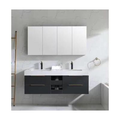China Rectangle Luxury Hotel Bathroom Vanity with Sink and Storage Drawers in Modern Design for sale