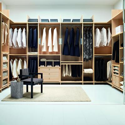 Cina Set personalizzato in stile legno 2024 Sistema di armadio modulare moderno per appartamento in vendita