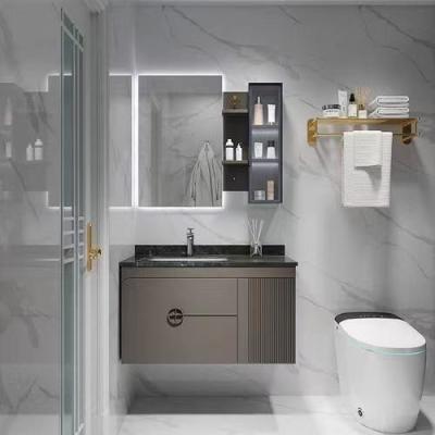 Cina Colorato su misura in stile mediterraneo Modulare Arredamento da bagno in ardesia in vendita