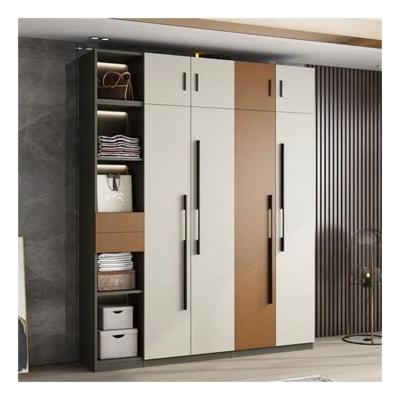 China Single Door Cloth Hanging Design DIY Designer Wardrobe For Clothes in a Modern Villa for sale