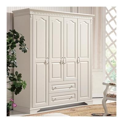 China MR HDF Board Wooden Wardrobe Closet for Bedroom Large Storage Space and Durable Design for sale