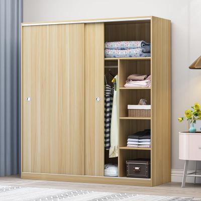 Cina Moderno camera da letto doppia porta scorrevole armadio Armadio di archiviazione con disponibilità 2D/3D in vendita