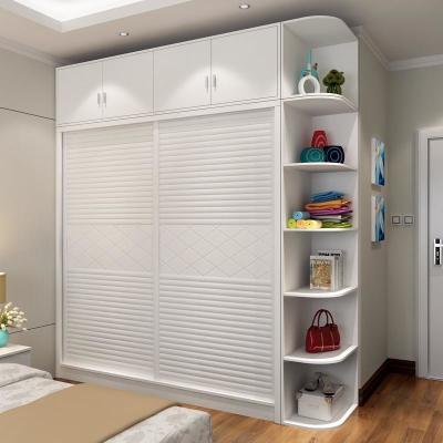 Cina Moderno camera da letto doppia porta scorrevole armadio Armadio di archiviazione con disponibilità 2D/3D in vendita