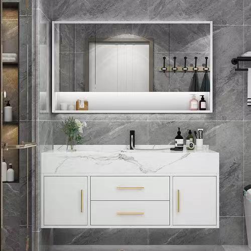 Quality Acrylic Door Panel Surface Treatment Bathroom Vanity Furniture Made in Italian for sale