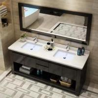 China YALIG Rectangle Black Lacquer Storage Bathroom Mirror Cabinet with Customized Designs for sale