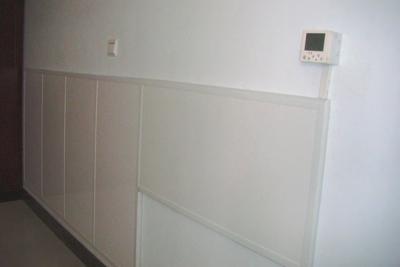 China 550W  carbon crystal wall mounted electric infrared room heating  panel-With Adjustable Thermostat for sale