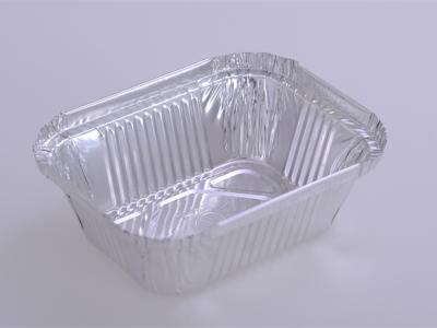 China Recipiente da folha de alumínio de produto comestível para o queijo processado que empacota 410ML à venda