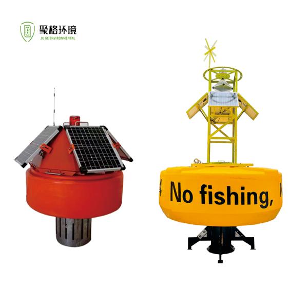 Quality Solar Powered Floating Buoy Water Quality Monitoring System with Multi-Parameter Sensors and Wireless Data Transmission for sale