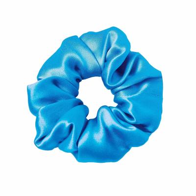 Cina materiale puro di grande misura di seta blu della seta di gelso di Scrunchie dei capelli d'avanguardia delle donne di 16mm in vendita