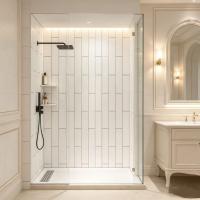 China Splashback Solid Surface Wall Panel Bathroom Subway Cladding Waterproof Moisture Resistant for sale