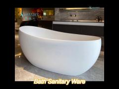 stainproof oval sanitary ware items compact freestanding tub thin edge customized