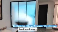 Modern Bathroom Glass Shower Enclosure