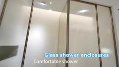 Bathroom Glass shower enclosure