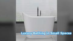 Luxury Small Freestanding Bathtub For Compact Bathrooms