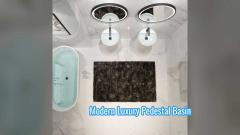 Modern Freestanding Pedestal Basin Luxury Bathroom Upgrade