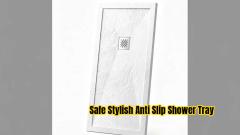 Durable Anti Slip Solid Surface Shower Tray for Bathrooms