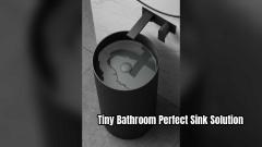 Slim Pedestal Sink for Small Bathrooms
