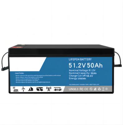 China De waterdichte LifeP04-Vervanging 51.2V 50AH van SLA van de Lithiumbatterij met Bluetooth Te koop