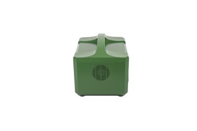 Cina CE Approved Wireless Charging Uninterrupted Portable Solar Power Bank With Green Plastic Case For UPS Backup System in vendita