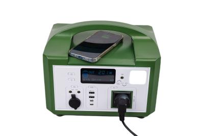 Cina Quick Charge MPPT Solar Cotroller 600W Power Green Plastic Case Solar Generator For Outdoor Backup System in vendita