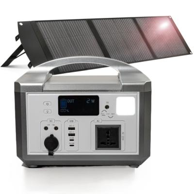 Cina LED Light / SOS Light 300W Outdoor Energy Power Supply With Wireless Charging Solar Portable Power Bank For Outdoor Hiking in vendita