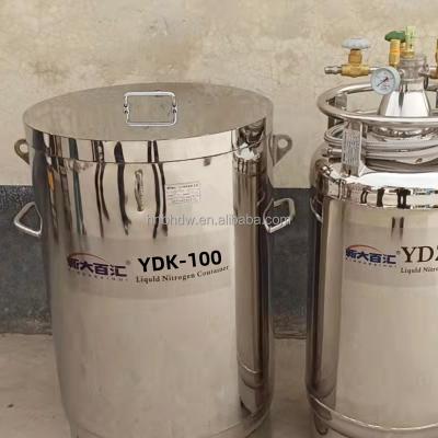 China 304 Stainless Steel Insulated Dewar YDK Liquid Nitrogen Tank for Frozen Workpiece for sale