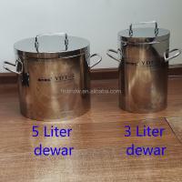 China 150mm Customized Circular Square Liquid Nitrogen Container for Semiconductor Chip Cooling for sale