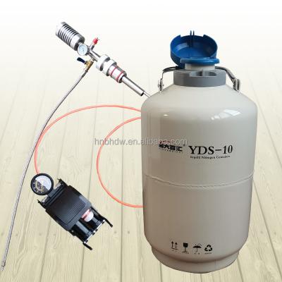 China Max Working Pressure MPa 0 MPa Easy to Operate 5L/MIN Pedal Type Liquid Nitrogen Pump for sale
