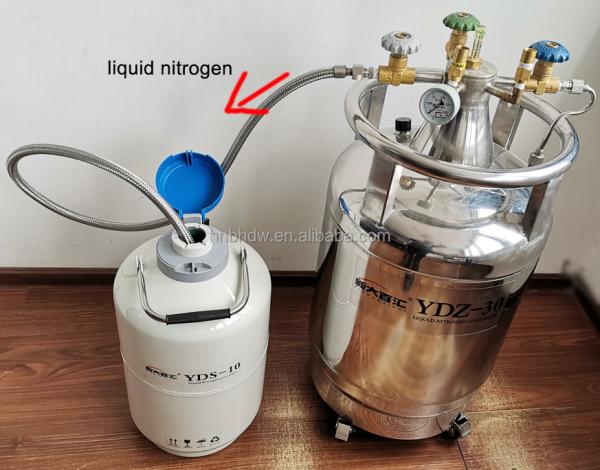 Quality 175/500l cryogenic self pressurized industrial freezing dispensing system liquid for sale