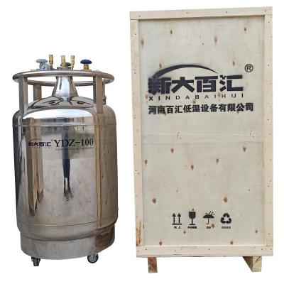 China YDZ100 liter liquid nitrogen container cryogenic cooling treatment for Cooling semiconductor wafers for sale