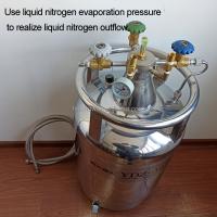 China lab Liquid nitrogen dewar tank for cutting-edge optics microscope Cooling the sample for sale