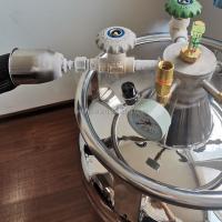 China automation liquid nitrogen tank YDZ30 laboratory Multi function cooling device Pressurized LN2 Tanks for sale