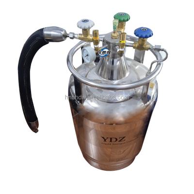 China wholesale cylinder YDZ50 laboratory experiments ln2 Self-pressurize liquid nitrogen serves container storage dewar for sale