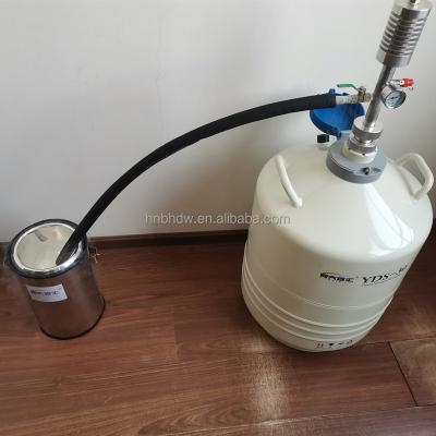 China 50/80mm Mechanical Stepping Liquid Nitrogen Pump with Tank Instrument and Accessories for sale