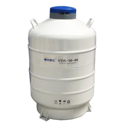 China Research Monitor Liquid Nitrogen Storage Vessels YDS50/80mm for Electrical Materials Cooling for sale