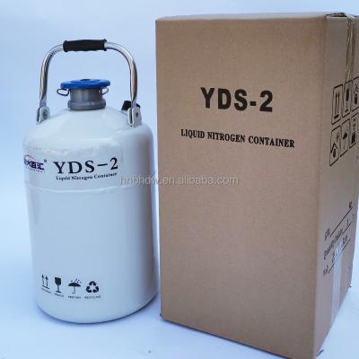 China High Durability 2L/3L/6L/10L Dewar for Artificial Insemination Aluminum Alloy Canister for sale