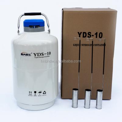 China animal Veterinary Insemination Instrument YDS6/10 Cattle bovin frozen semen artificial insemination tank for Cattle for sale