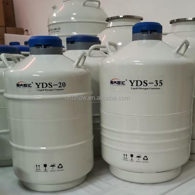China 10/20/30liter artificial insemination liquid nitrogen storage semen tanks for fertility clinics for sale
