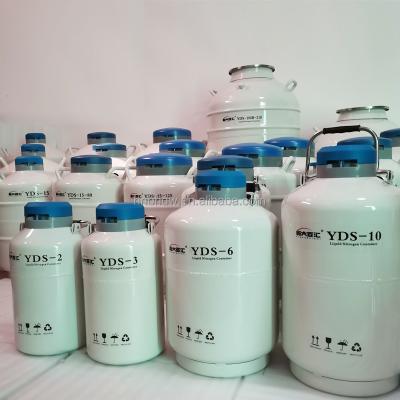 China Normal Pressure Farms Liquid Nitrogen Tank YDS3 for Frozen Semen and Embryo Freezing for sale