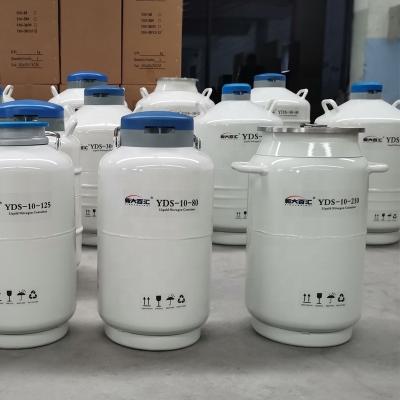 China 10L Nitrogen Storage Container Tank for Veterinary Cow Insemination Pig Semen Container for sale