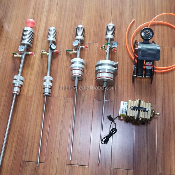 Quality veterinary liquid nitrogen pump liquid nitrogen withdrawal device with stainless steel hose for sale