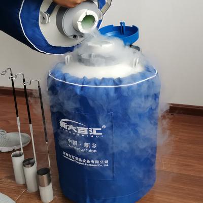 China 6/10/20/30liter Optical experiment Material testing hot and cold stage liquid nitrogen container for sale