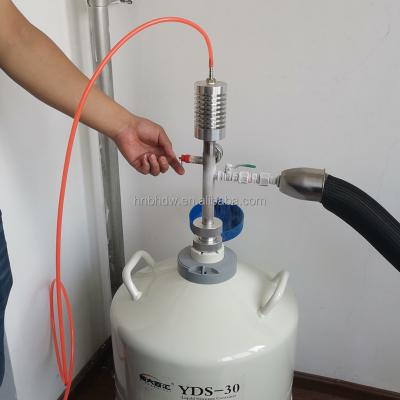 China wholesale liquid nitrogen manual pump for liquid nitrogen container 35L for sale