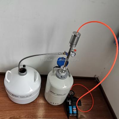 China wholesale liquid nitrogen pump 1L/MIN from large capacity liquid nitrogen to small dewar for sale