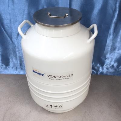China 30L Aviation Aluminum Cryogenic Treatment Liquid Nitrogen Canister for Chemical Storage for sale
