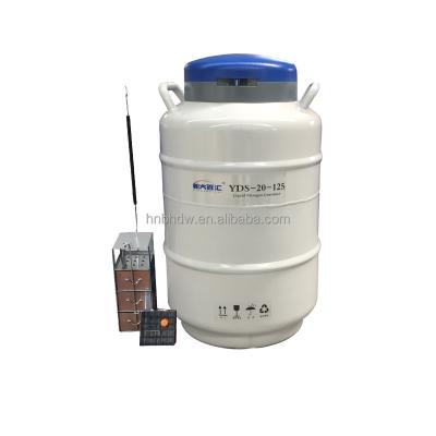 China YDS-20-125 nitrogen tank frozen embryo tank liquid nitrogen container vaccine storage square basket for sale